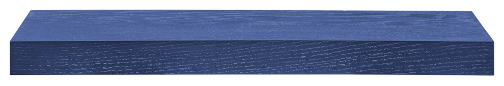 Barney Floating Shelf/Shelving, High Gloss Deep Blue - Modern - Display ...