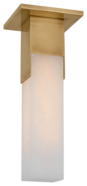 Covet Monopoint Flush Mount in Bronze with Alabaster - Transitional ...