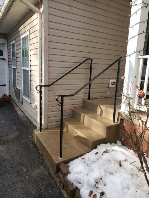 Single Line Hand Rails - DC Metro - by Affordable Railings | Houzz UK