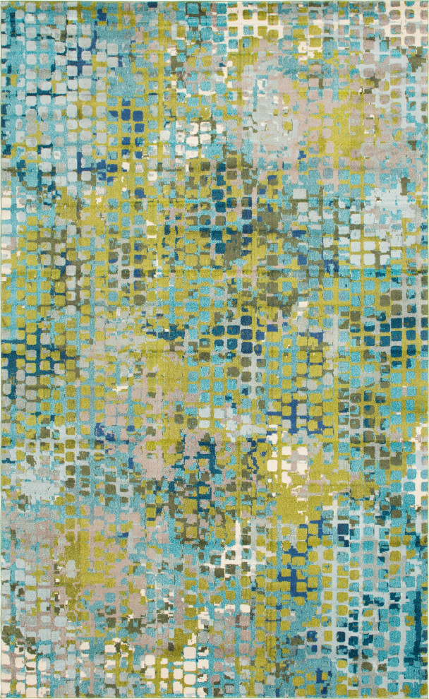 Rug Unique Loom Chromatic Green Rectangular 10' 6 x 16' 5 ...