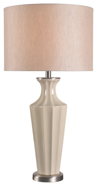 Kenroy 33204BGE 1-Light Table Lamp, Electa - Transitional - Table Lamps ...