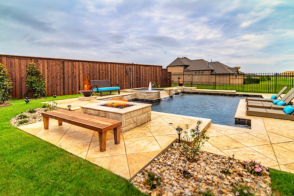 Geometric Pool Designs Dallas, Highland Park & Plano - Dallas - by ...