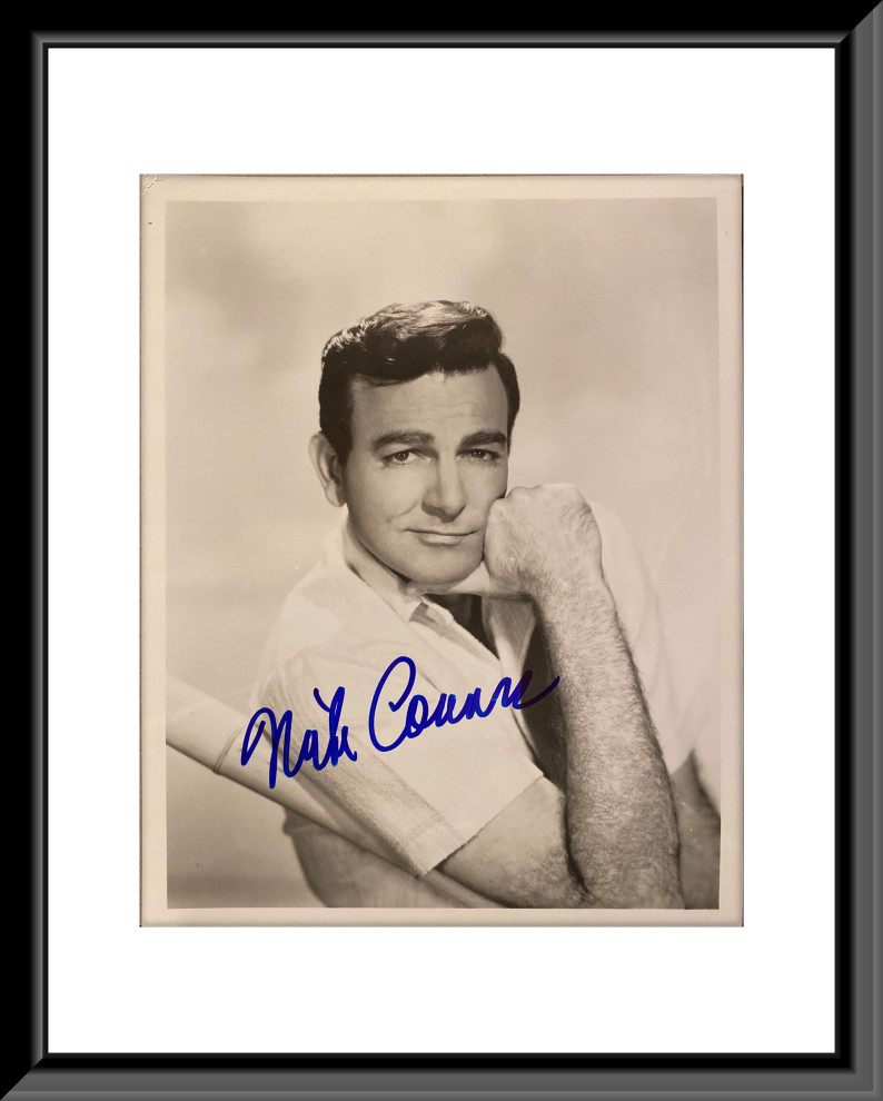Mike Connors signed photo - Contemporary - Photographs - by Dream On ...