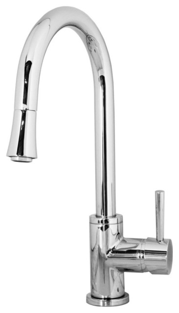 Virtu PSK-1003-PC Sedna Polished Chrome Single Handle Faucet, 2"x11"x15 ...