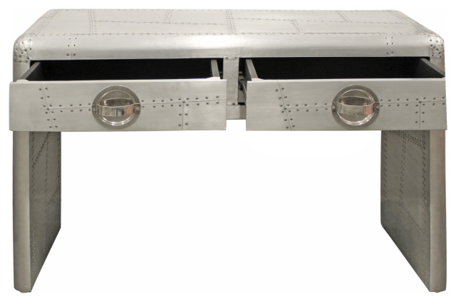 Pilot 2 Drawer Console Table - Industrial - Console Tables - by Moti ...
