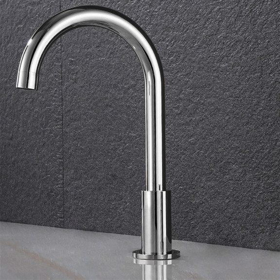 Fontana Commercial Goose Neck Touchless Automatic Sensor Faucets ...