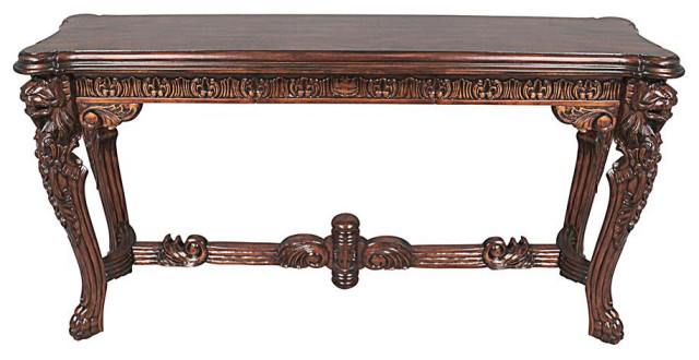 Design Toscano Lord Raffles Lion Leg Console Table - Victorian ...