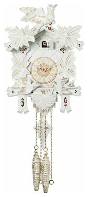 River City Clocks 15-13W One Day Cuckoo Clock With Leaves & Moving ...