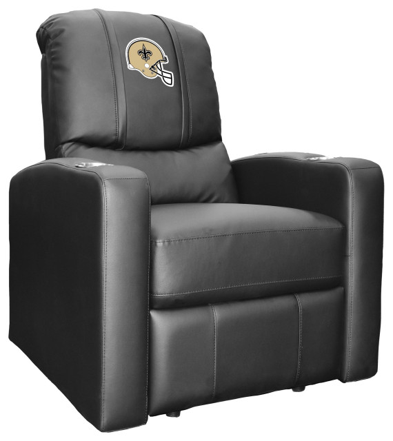 New Orleans Saints Helmet Man Cave Home Theater Recliner - Contemporary ...
