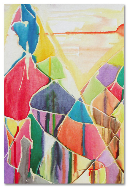 Lauren Moss 'Ojos Del Salado' Canvas Art, 22"x32" - Contemporary - Prints And Posters - by ...