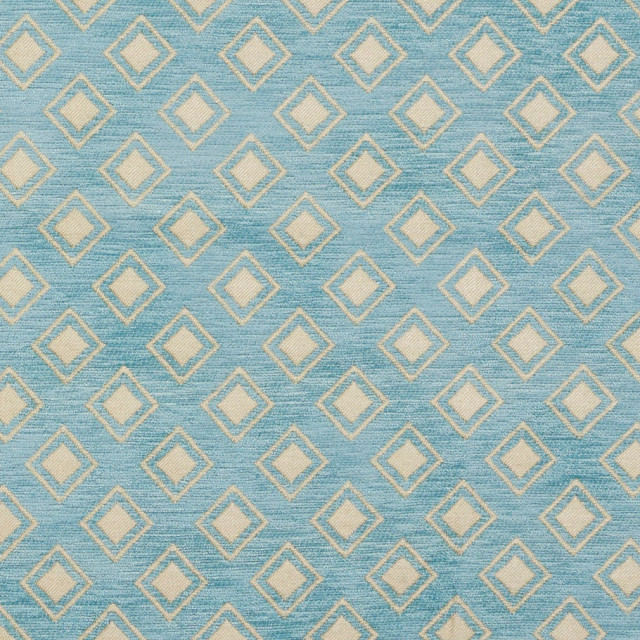 Blue Diamond Chenille woven Upholstery Fabric by the Yard, By The Yard ...