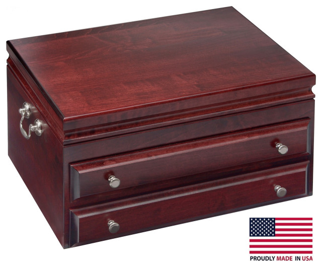 #F05M PRESIDENTIAL 1-Drawer Flatware Chest with Lift-Out 24 Knife Tray ...