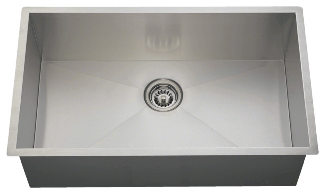 3322S Industrial Rectangular Stainless Steel Sink - Contemporary ...