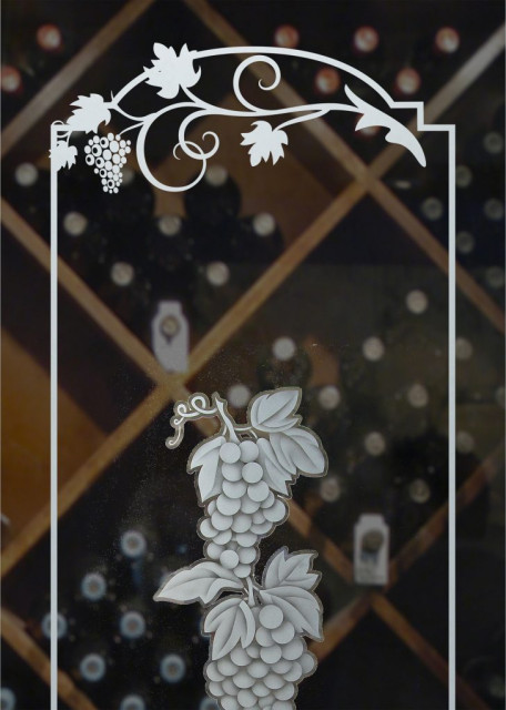 Wine Door - Grapes Strand Grape Ivy - Primed - 28" x 80" - Book/Slab ...