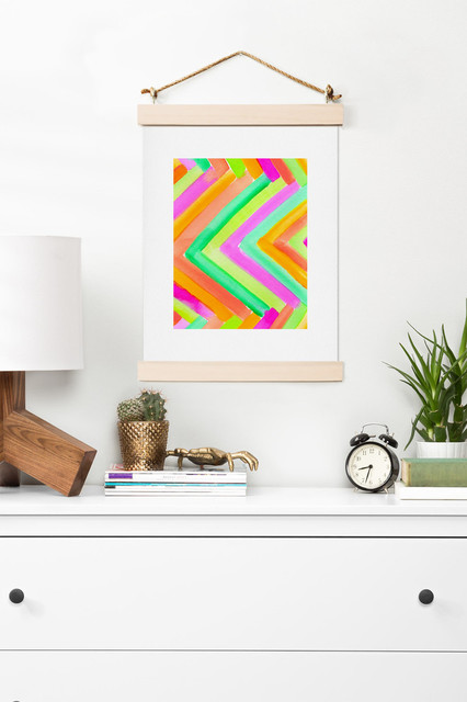 Deny Designs Rebecca Allen Summer Stays Art Print, 16x20 (Printed area ...