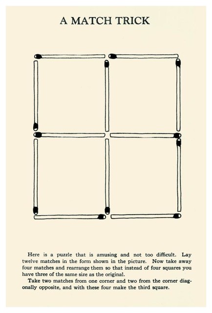 "A Match Trick" Digital Paper Print by Retromagic, 17"x24", 22"x32 ...