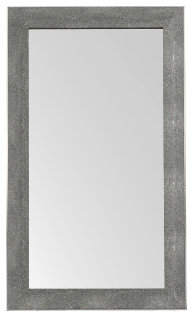 Modrest Dynasty Modern Shagreen Mirror - Transitional - Wall Mirrors ...