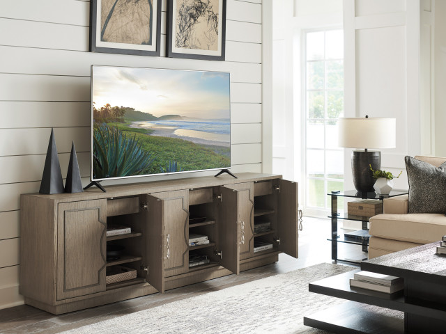 Grove Park Long Media Console - Transitional - Entertainment Centers ...