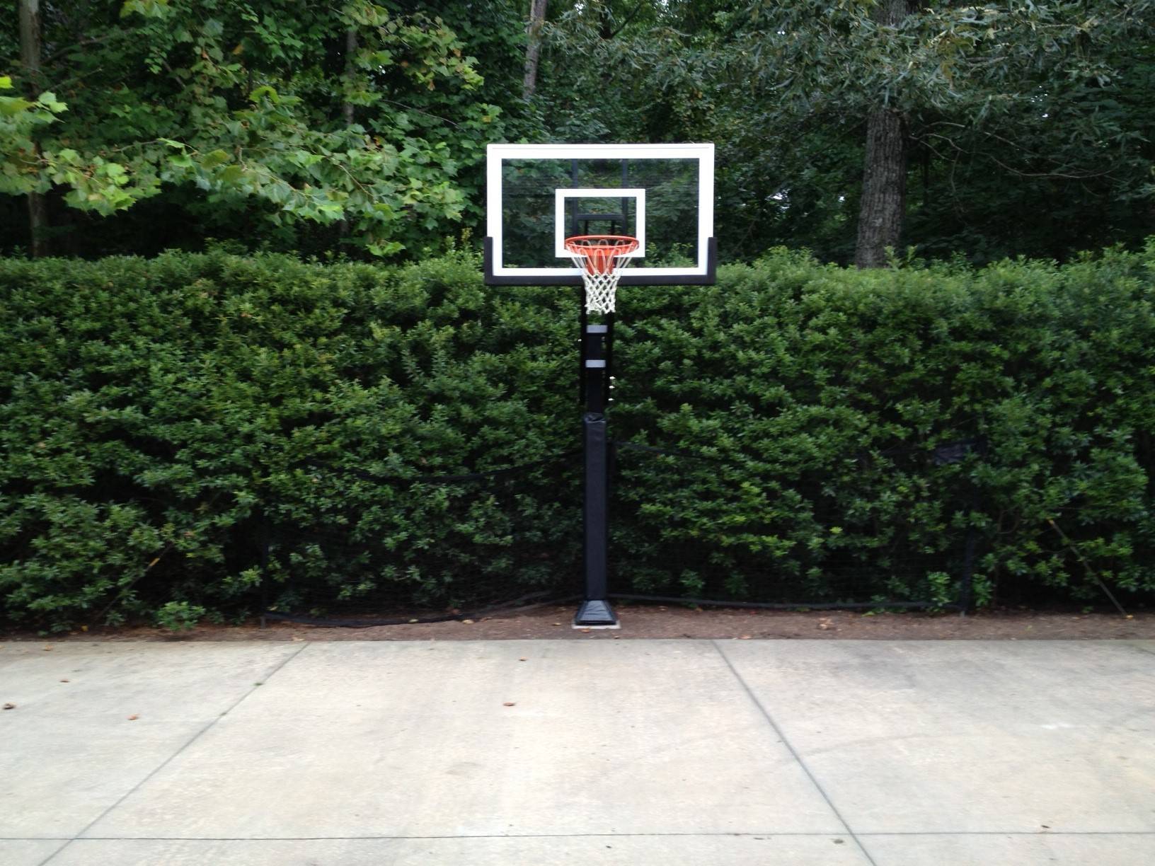 Turn Into Driveway Basketball Court