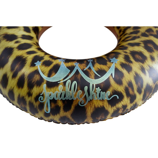 35" Inflatable Leopard Print Swimming Pool Inner Tube - Modern - Pool ...