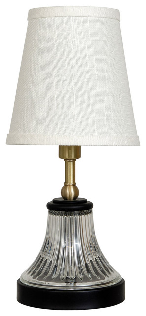 House of Troy Bryson B207-BLK/SB 1 Light Table lamp in Black/Satin ...
