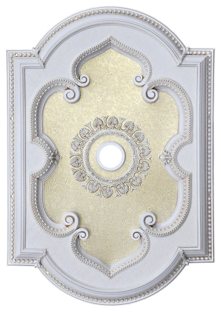 Artistry Lighting, Rectangular White Ceiling Medallion, ARC0913-CF1-075 ...