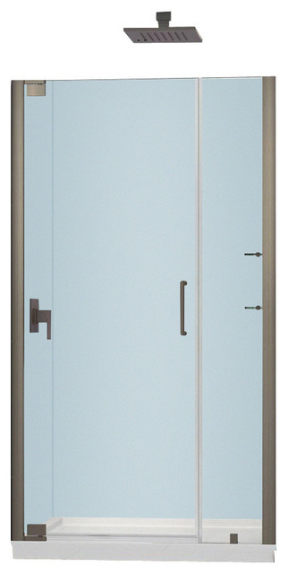 DreamLine Elegance 39-41" Frameless Pivot Shower Door, 39-41"x72 ...