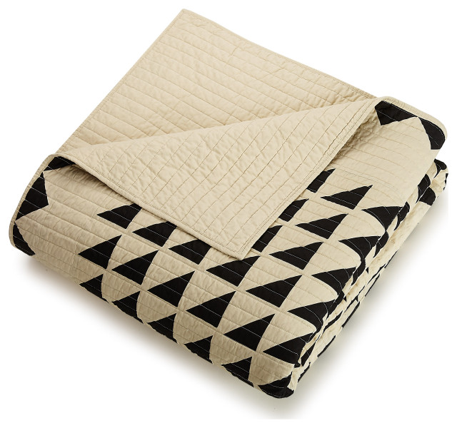 Aubert Quilt & Shams, 104X90" - Contemporary - Quilts And Quilt Sets ...