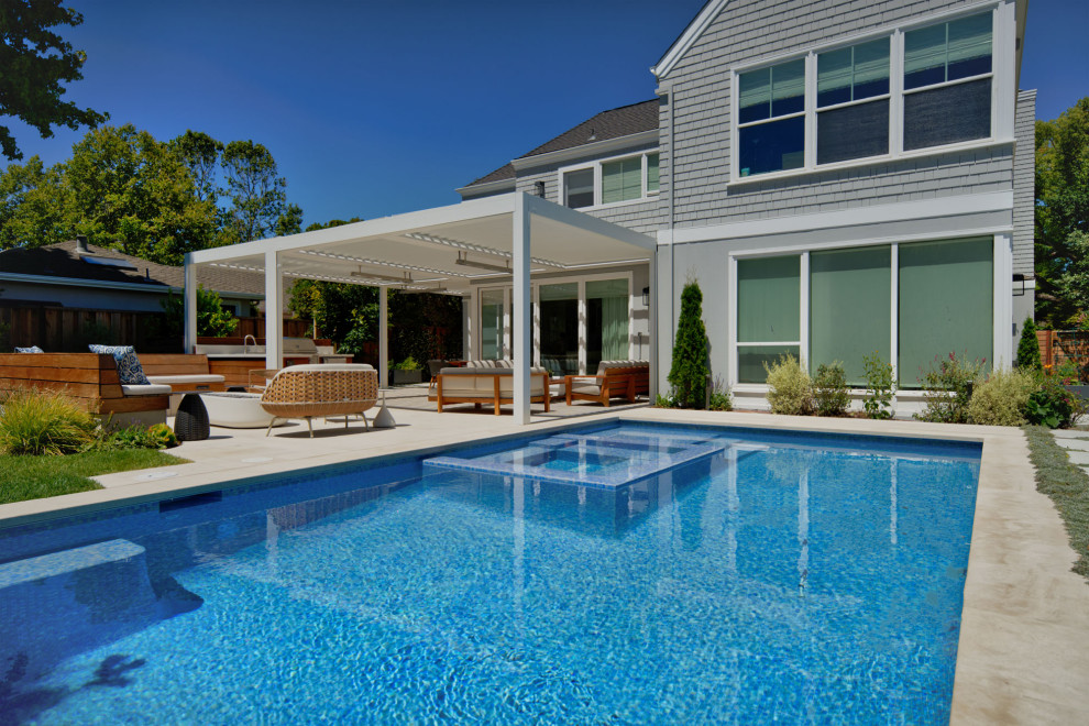 Louvered Four Roof Pergola, Extra Large Entertaining Room ...