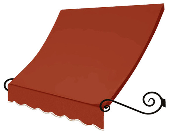 Awntech 3' Charleston Acrylic Fabric Fixed Awning, 18" x 36 ...