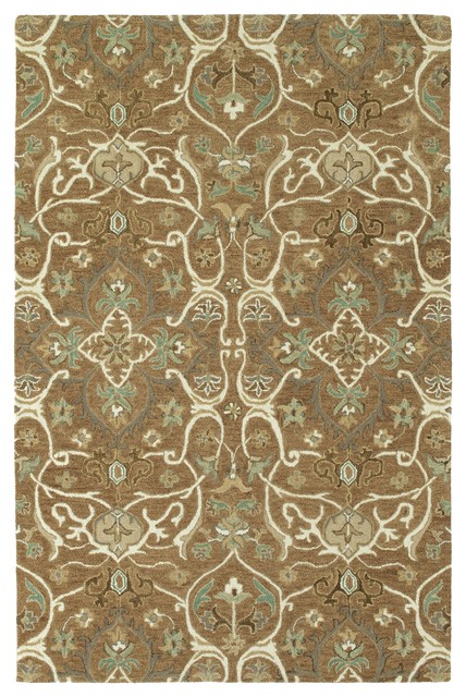 Kaleen Amaranta Collection Rug, Chino, 9'x12' - Mediterranean - Area ...