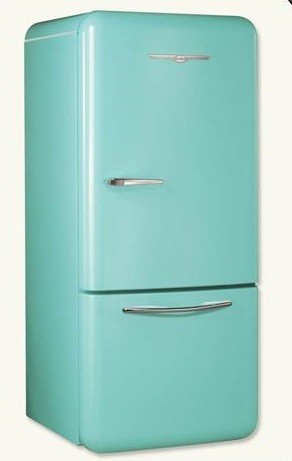 Retro Teal Fridge