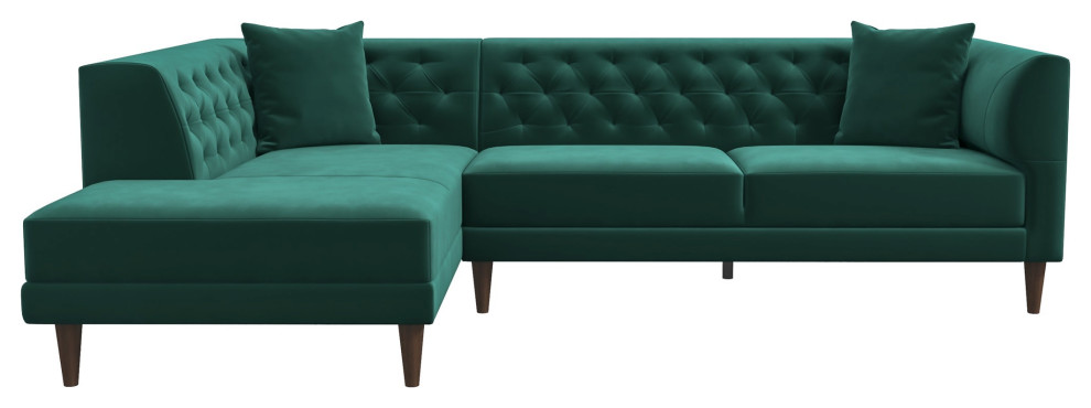 Dark Green Sectional Sofa