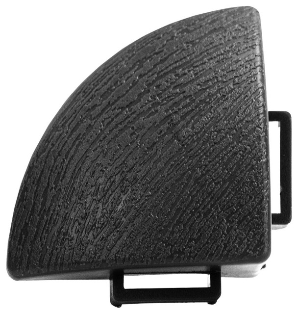 Corner Piece Dark Grey Interlocking Deck Tile Corners With 3 Pack of ...