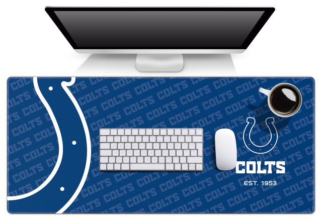 Indianapolis Colts Logo Series Desk Pad - Contemporary - Desk ...