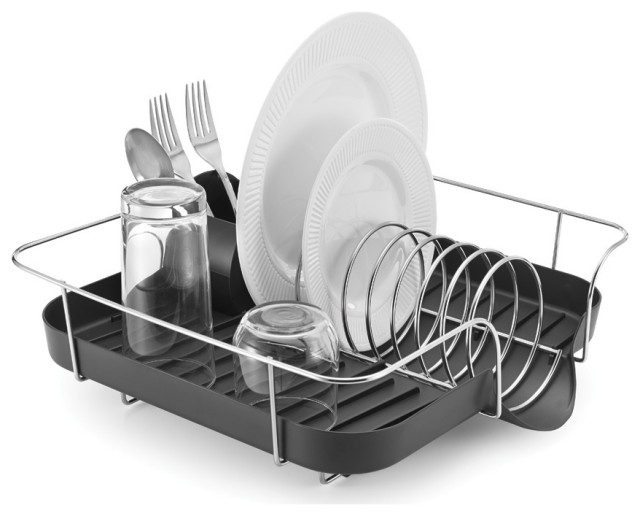 Spring Dish Rack (Black) - Contemporary - Dish Racks - by Harvey ...