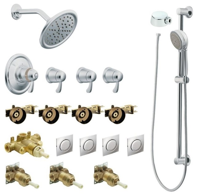 Moen Vertical Spa Kit, 14.25"x30"x15.5", 14.25"x30"x15.5 ...
