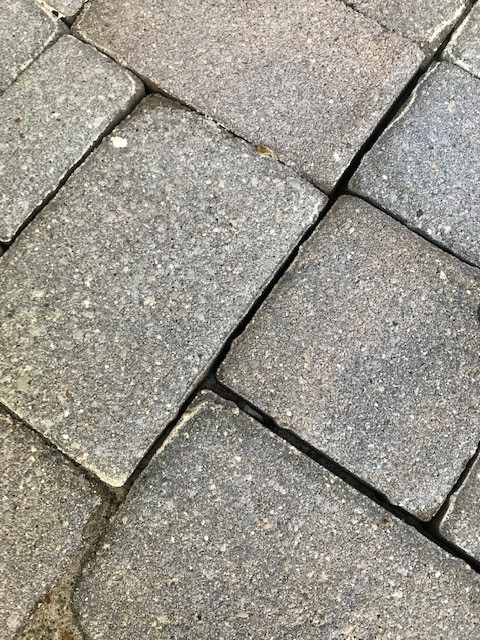Is this a bad paver patio sanding job?