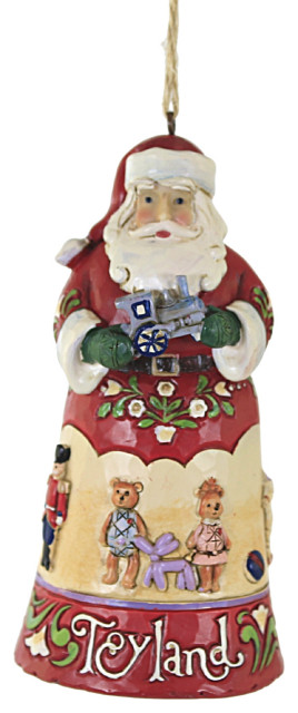 Toyland Santa - 1 Ornament 7.75 Inch, Polyresin - Santa Toy Claus ...