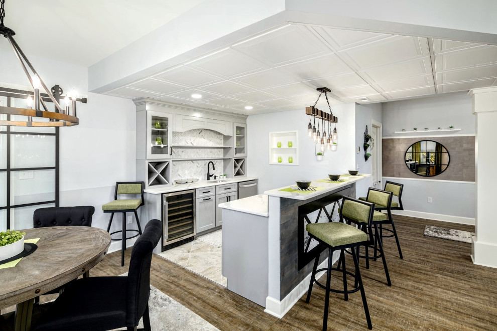 Basement Remodel - Transitional - Basement - Philadelphia - by Trust ...