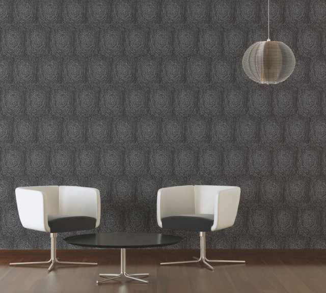 Textured Wallpaper Featuring Plain Rough, 141118, One Roll ...