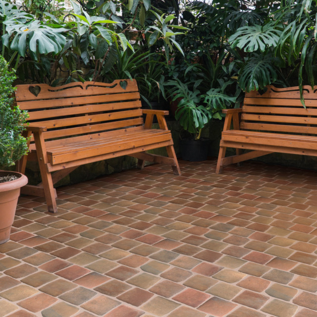 Benisa Cotto Porcelain Floor and Wall Tile, 6x6 - Contemporary - Wall ...