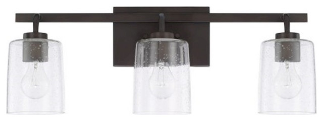 HomePlace by Capital Lighting Greyson 3 Light Vanity, Bronze ...
