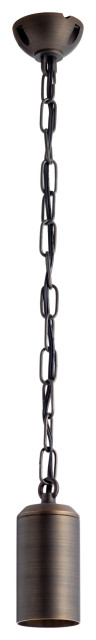 Centennial Brass Solid Hanging Light - Industrial - Pendant Lighting ...