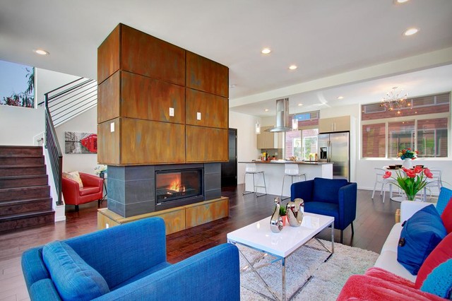 Seattle modern house - Modern - Living Room - Seattle - by United ...
