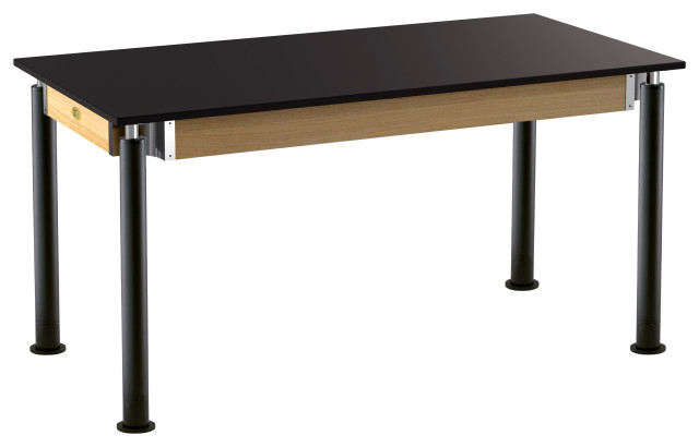 NPS Signature Science Lab Table, Black, Phenolic Top, 30x60x27-42 ...