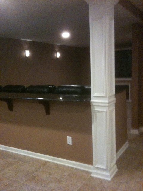 Basement half walls - New York - by Finished Basement NJ | Houzz