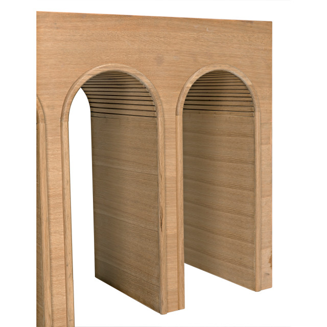 Enzo Console, White Oak - Transitional - Console Tables - by Noir | Houzz