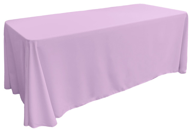 LA Linen Rectangular Polyester Poplin Tablecloth, 90"x156 ...