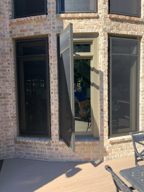 Golf Ball Protection Screens - Traditional - House Exterior - Other ...